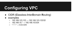 Amazon virtual private cloud (vpc) | PDF