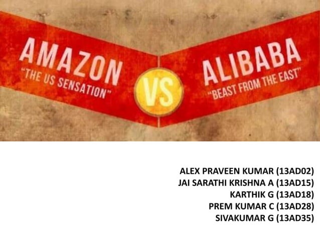Amazon vs alibaba | PPTX