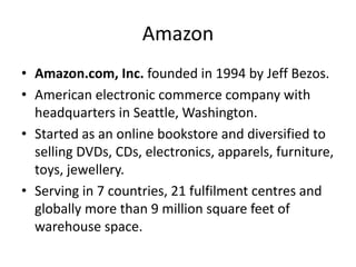 Amazon vs alibaba | PPT