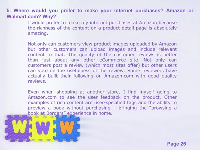 Amazon vs Wal-Mart | PPT | Logistics | Business