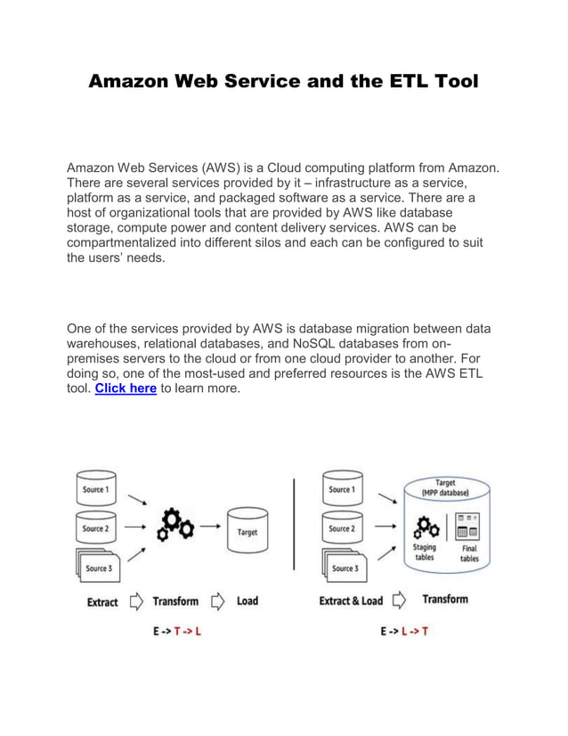 AWS ETL | PDF