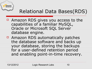 Amazon web service | PPT
