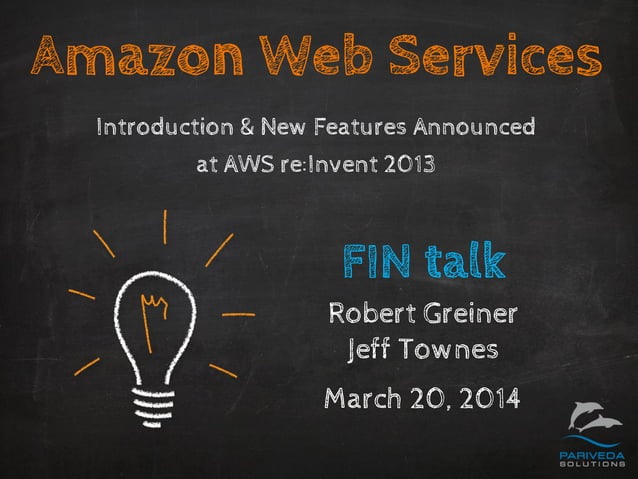 Introduction to Amazon Web Services | PPT