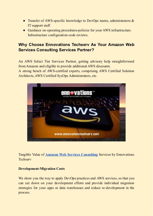 Amazon Web Services Consulting _ AWS Cloud Consulting Services | PDF | Cloud Computing | Internet