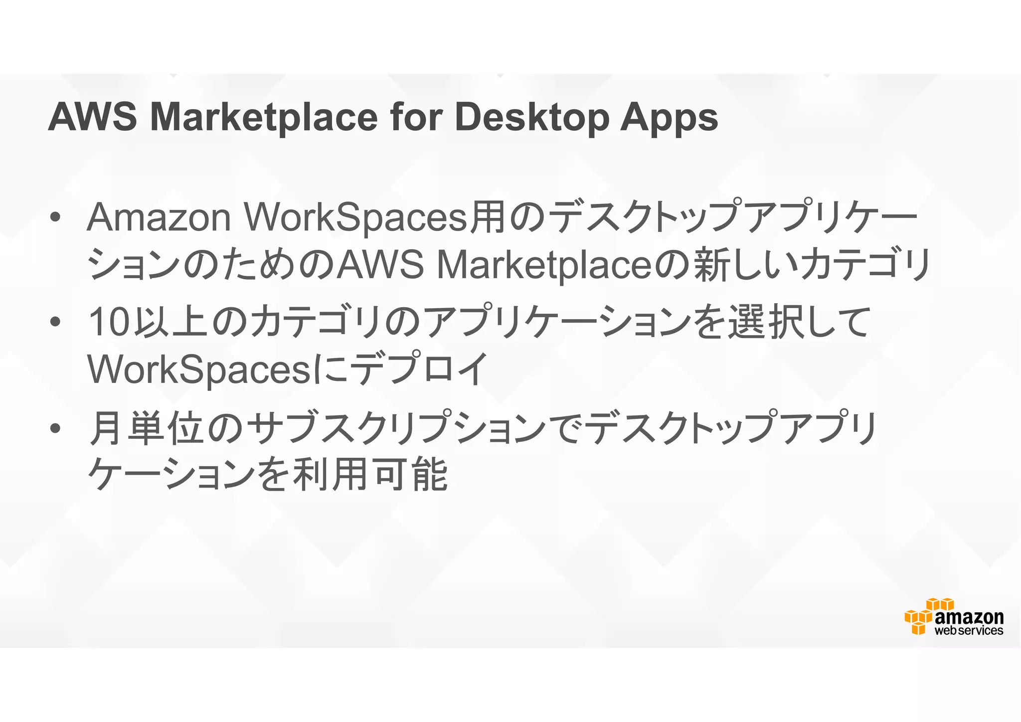 Amazon Work Spaces Application Manager | PPT