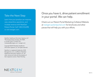 NextGen® Patient Portal | PDF