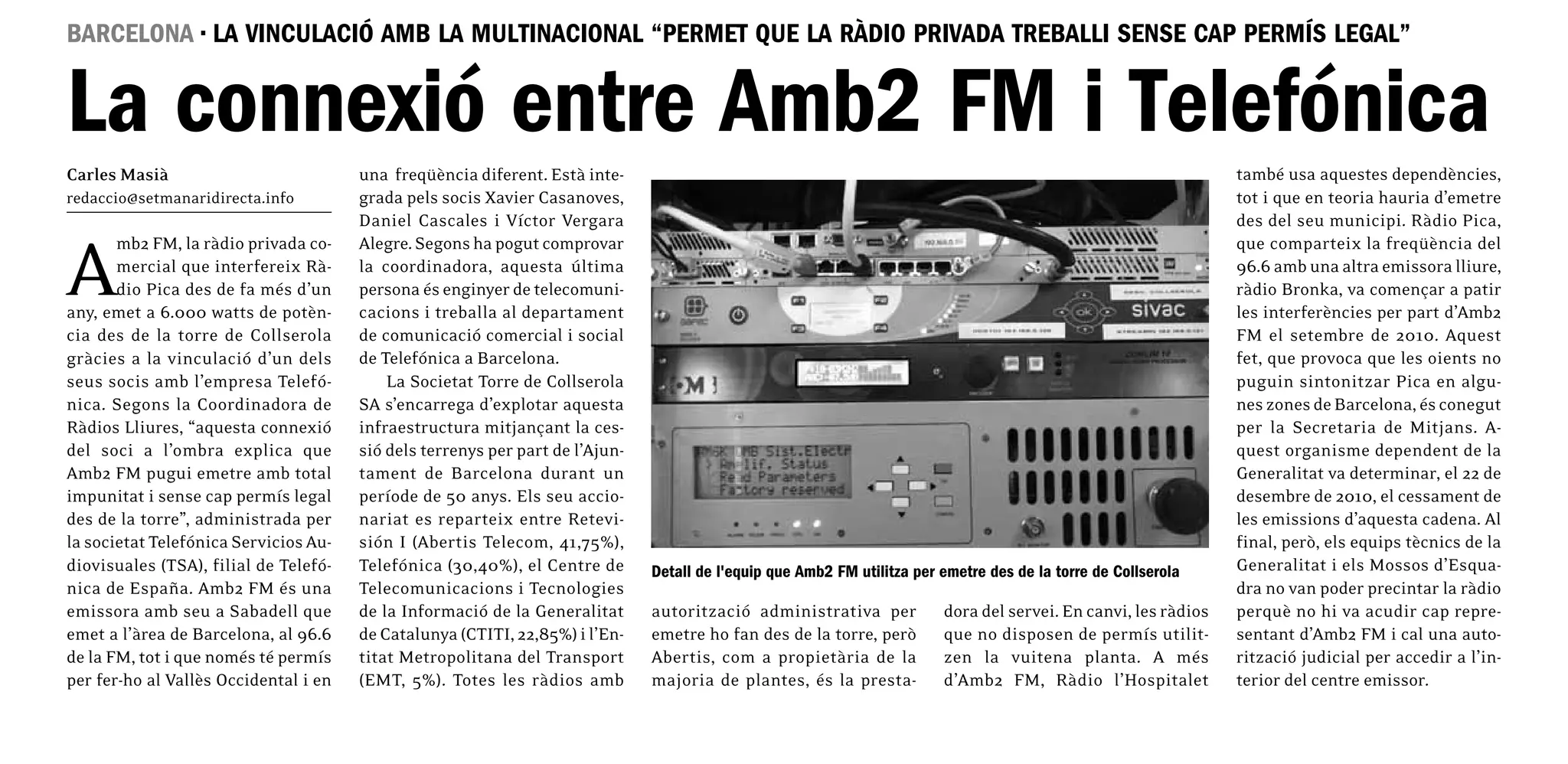 Amb2 fm i Telefonica | PDF