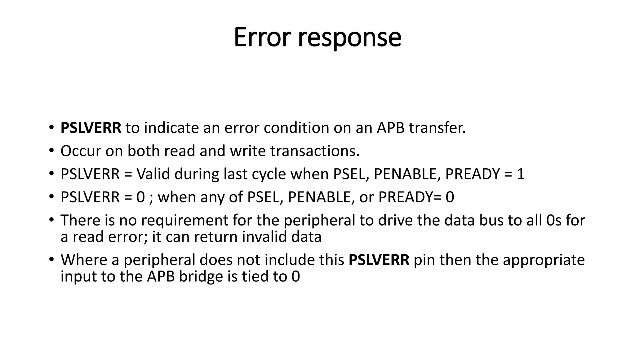 AMBA 3 APB Protocol | PPTX