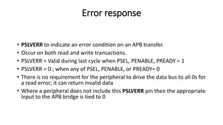 AMBA 3 APB Protocol | PPTX