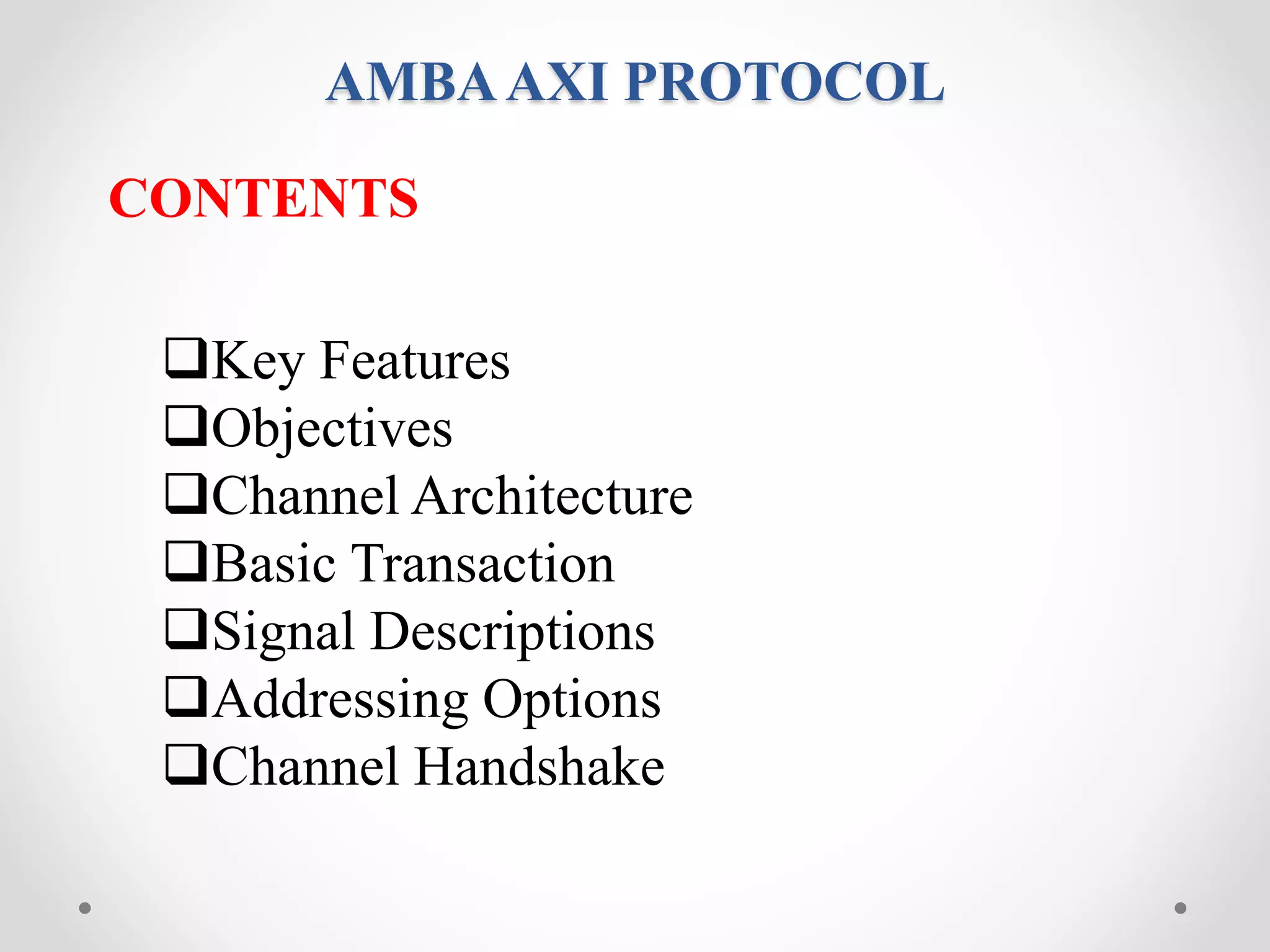 Amba axi 29 3_2015 | PPTX | Computer Networking | Computing