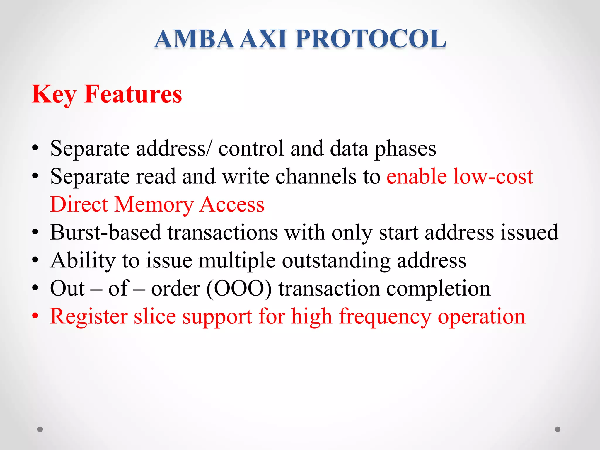 Amba axi 29 3_2015 | PPTX | Computer Networking | Computing