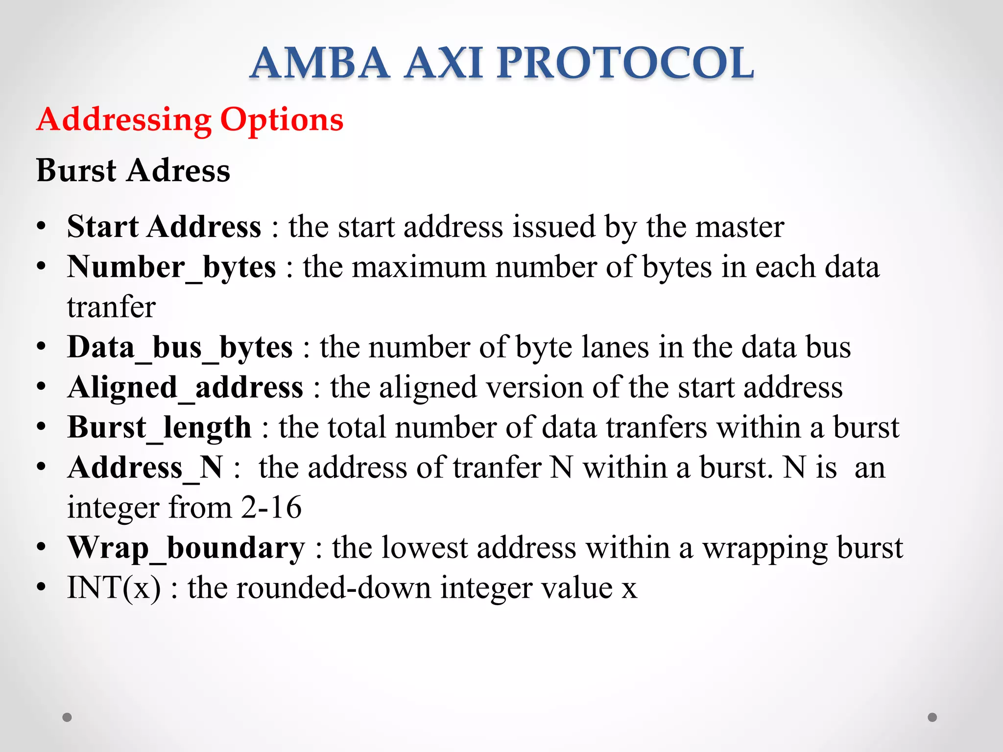 Amba Axi 29 32015 Pptx Computer Networking Computing