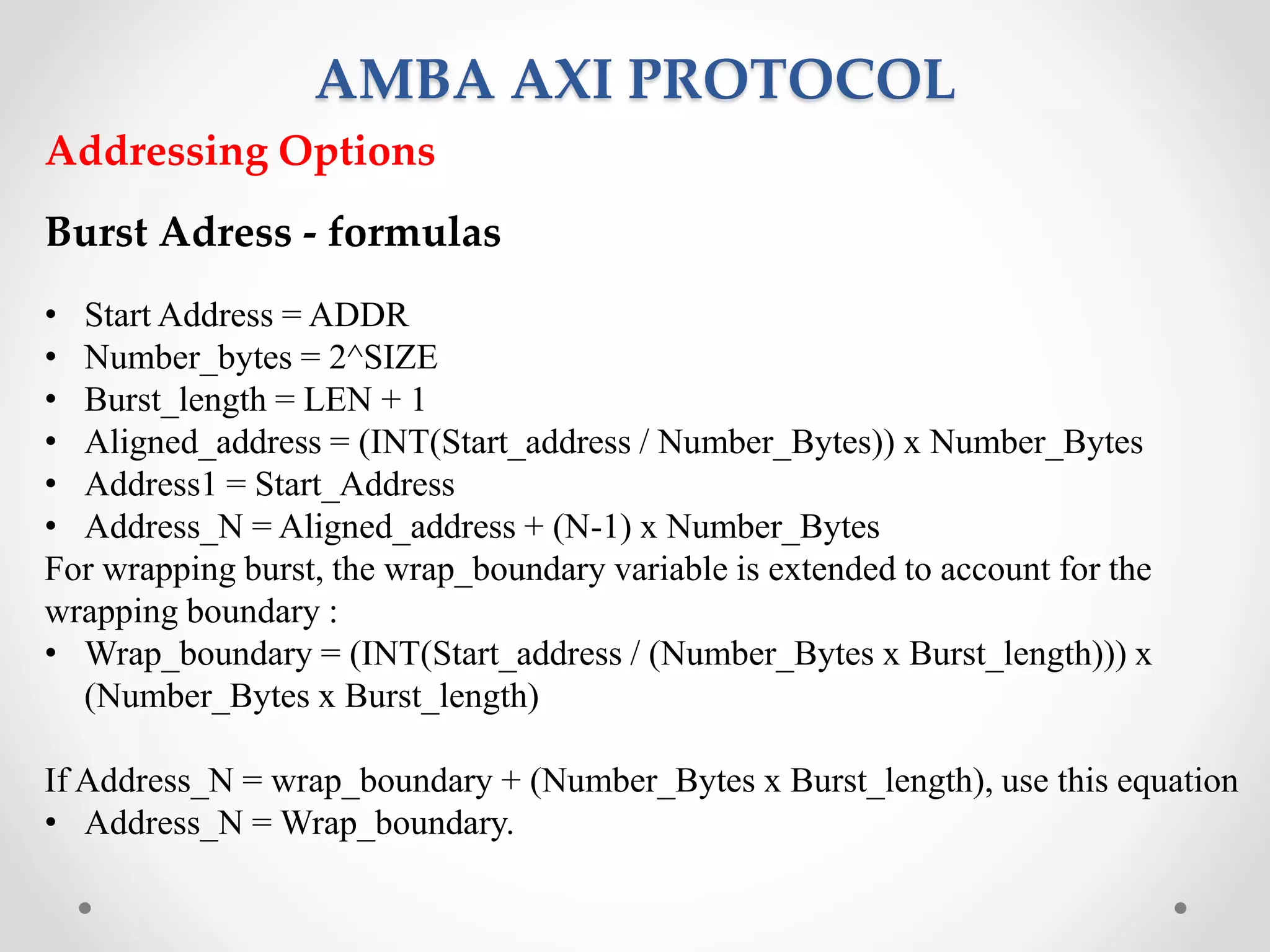 Amba axi 29 3_2015 | PPTX | Computer Networking | Computing