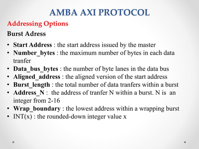 Amba axi 29 3_2015 | PPTX | Computer Networking | Computing