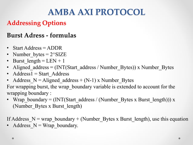 Amba axi 29 3_2015 | PPTX | Computer Networking | Computing
