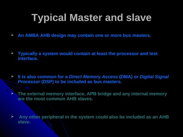 Amba bus | PDF | Computing | Technology & Computing