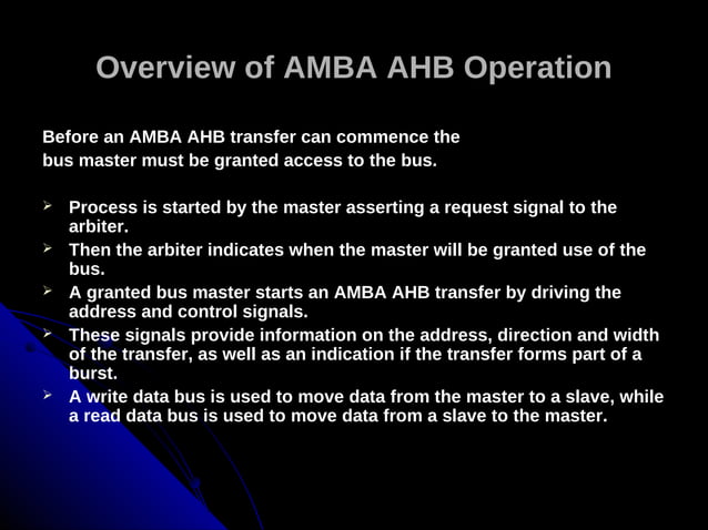 Amba bus | PDF | Computing | Technology & Computing