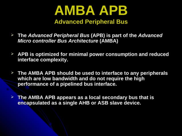 Amba bus | PDF | Computing | Technology & Computing