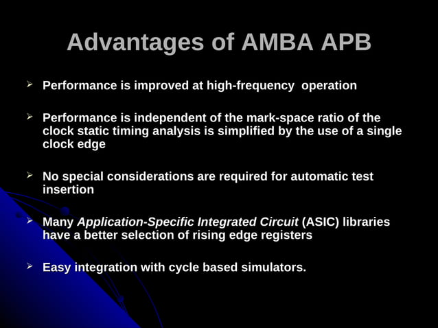 Amba bus | PDF | Computing | Technology & Computing