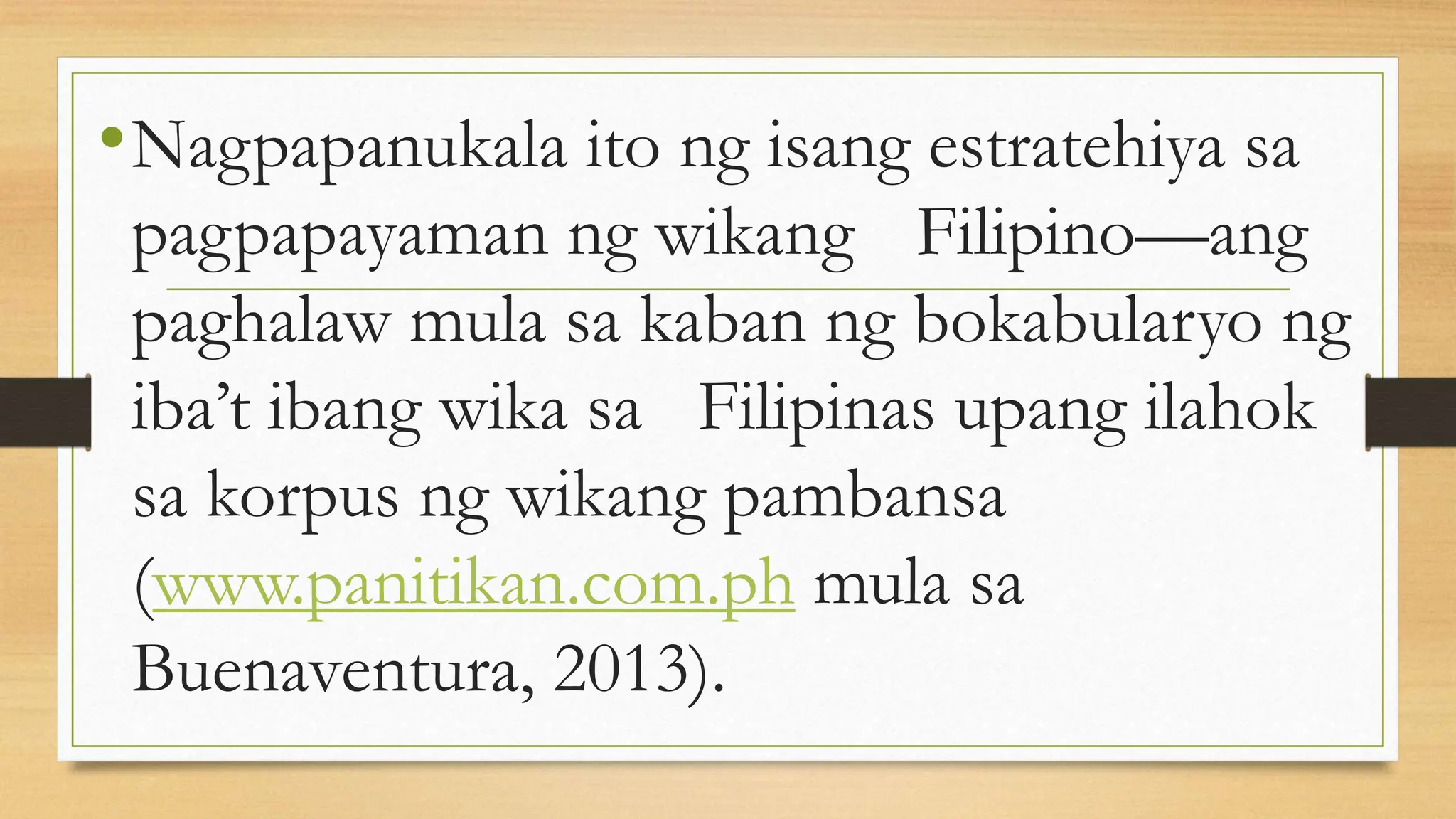 Ambagan-CBS.pptx. salita ng taon, dalumat sa Filipino | PPTX