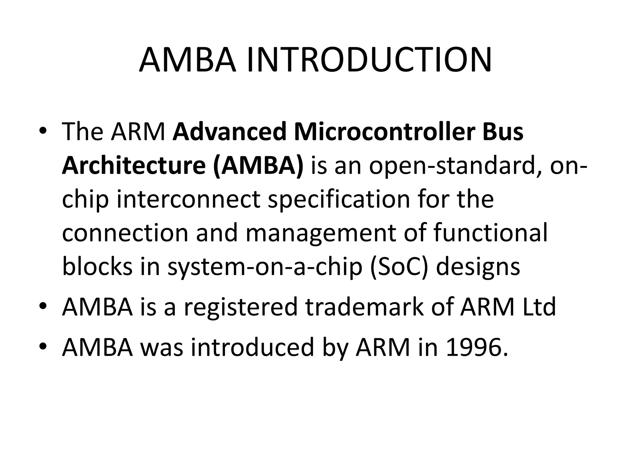 Amba presentation2 | PPT | Free Download