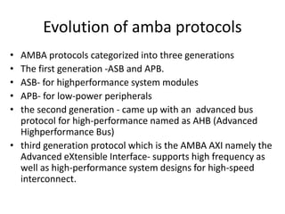 Amba presentation2 | PPTX