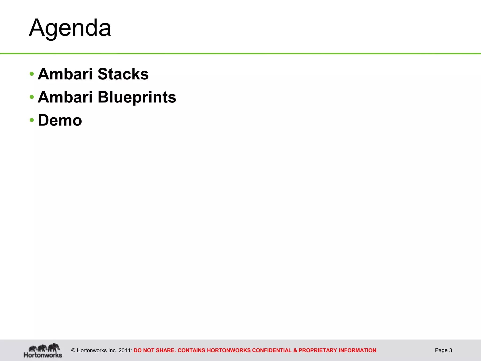 Ambari blueprints-overview | PPT
