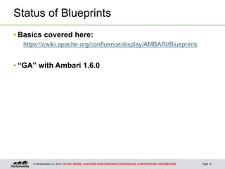 Ambari blueprints-overview | PPT