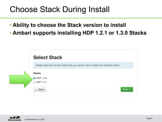 Apache Ambari - What's New in 1.2.4 | PPT