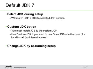 Apache Ambari - What's New in 1.5.0 | PPT