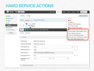 Managing Apache HAWQ with Apache AMBARI | PDF