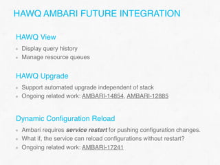 Managing Apache HAWQ with Apache AMBARI | PPT