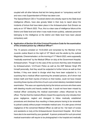 Ambasamudram - High Level Inquiry - Memorandum submitted to Ms. P ...