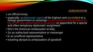 Ambassador for Christ | PPT