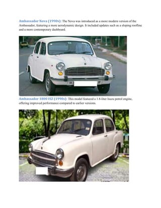 Ambassador and its journey in India.docx