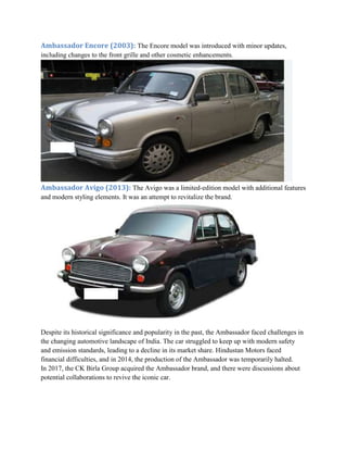 Ambassador and its journey in India.docx