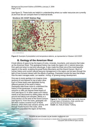 Water Ambassador booklet | PDF | Geography | Science