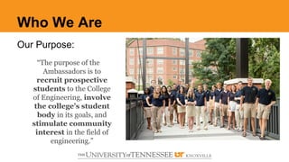 UTK Engineering Ambassador Presentation | PPT