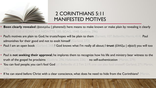 Ambassadors For Christ (2 Corinthians 5:11-21) Bible Study | PDF