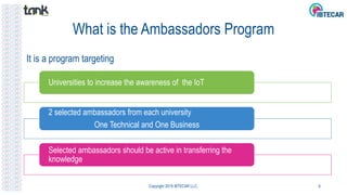 IoT Innovation Ambassadors Program | PPTX
