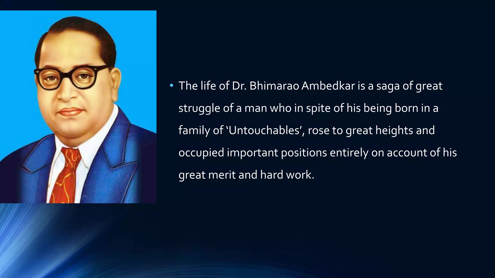Educational Content on Dr. B. R. Ambedkar - Architect of the indian ...