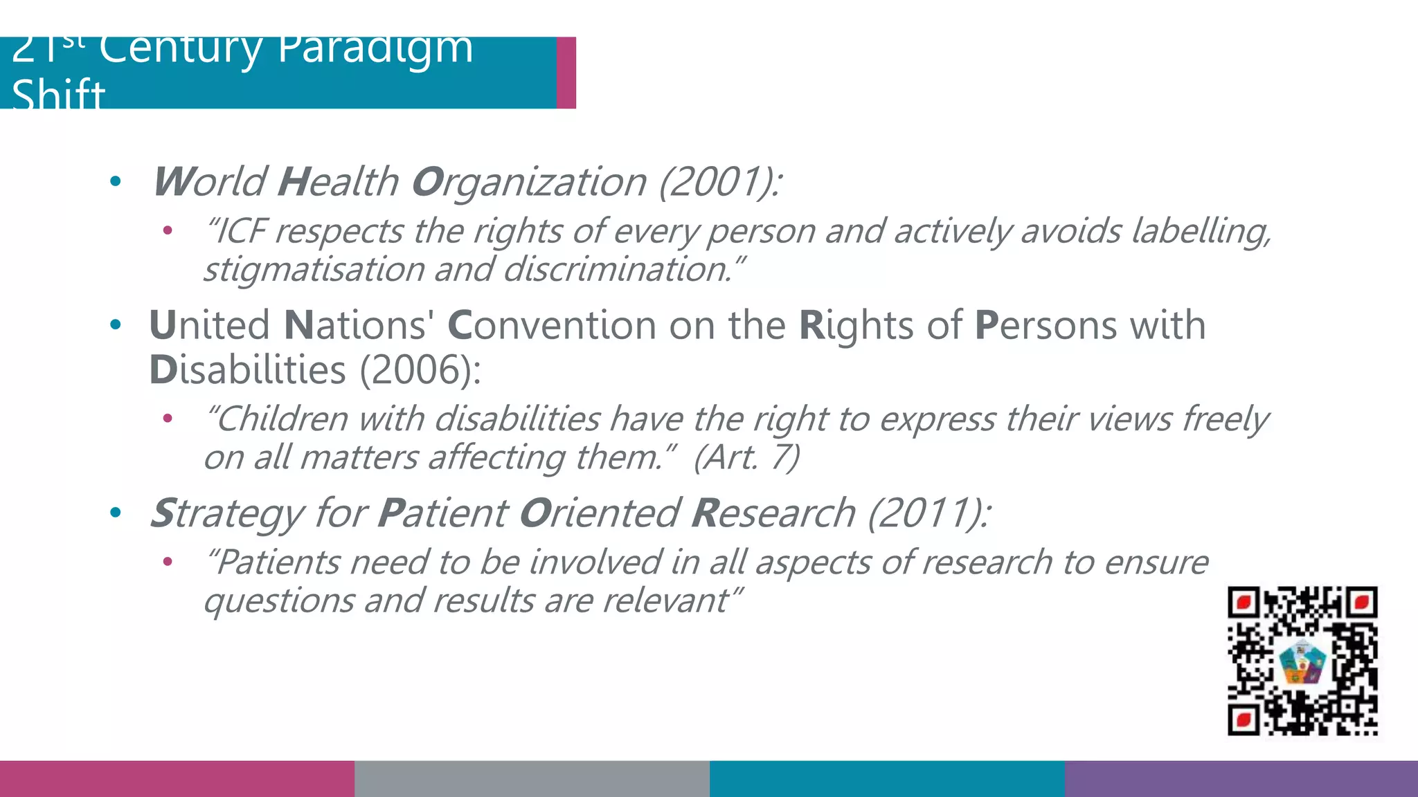 Using the ICF framework for children, families and carers to formulate ...