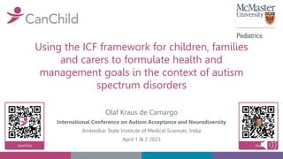 Using the ICF framework for children, families and carers to formulate ...