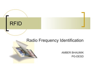 RFID (Radio Frequency Identification) | PPT