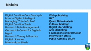 Amber Cushing: Digital Information Management Programmes | PPT
