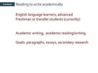 Annotation Bookmarks: Supporting Active Reading in the Language ...