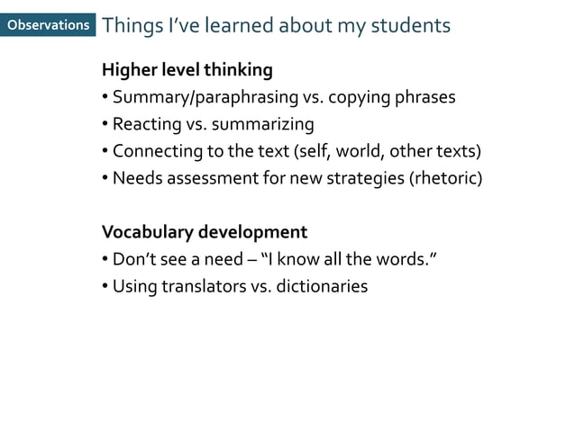 Annotation Bookmarks: Supporting Active Reading in the Language ...