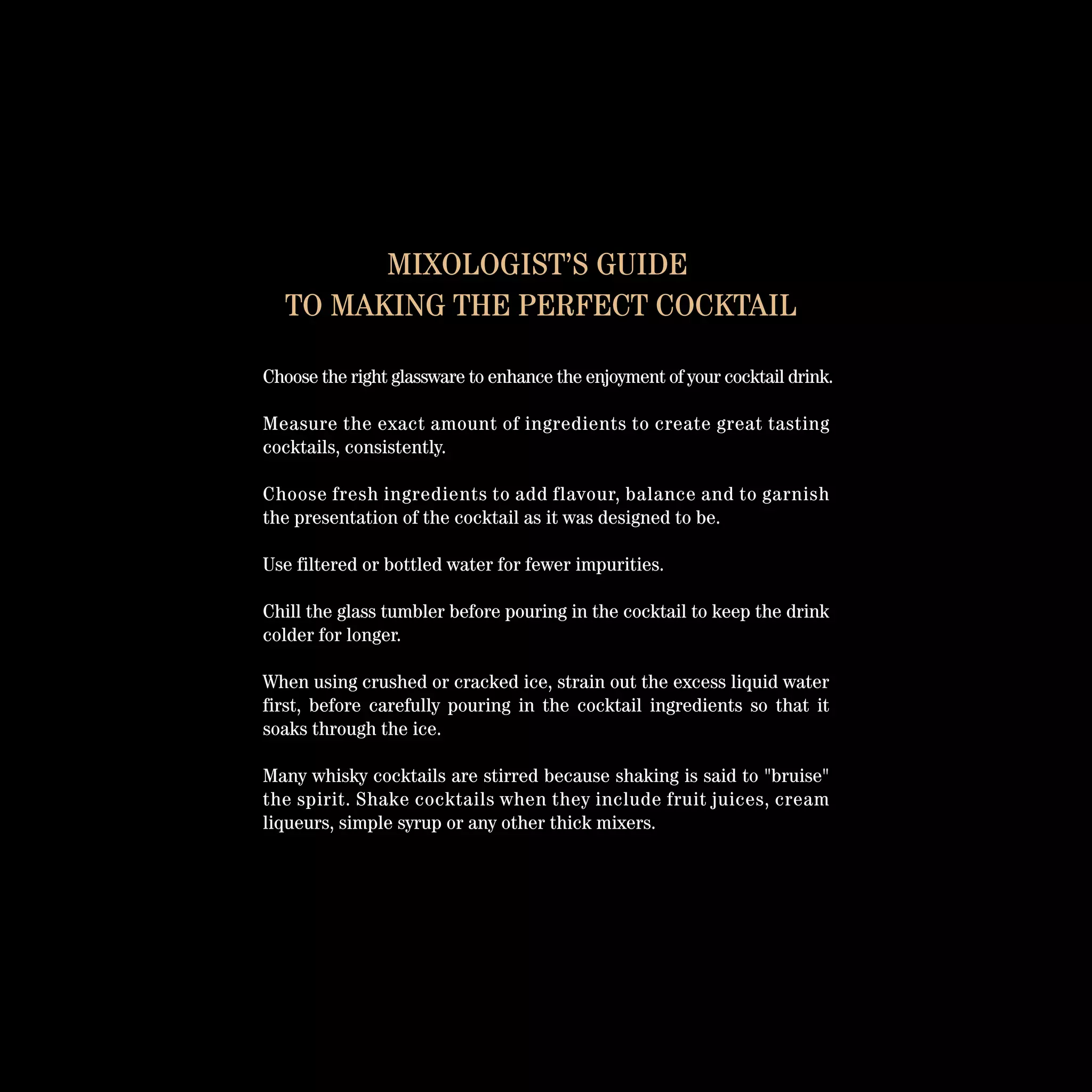 Scotch Whisky Cocktail Recipes | PDF