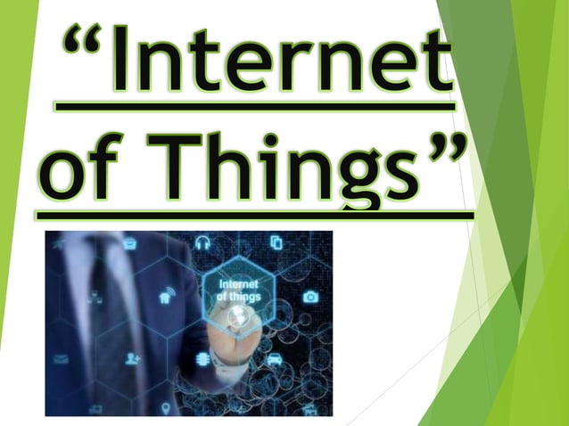 IOT and Characteristics of IOT | PPTX | Internet | Computing