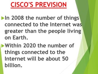 IOT and Characteristics of IOT | PPTX